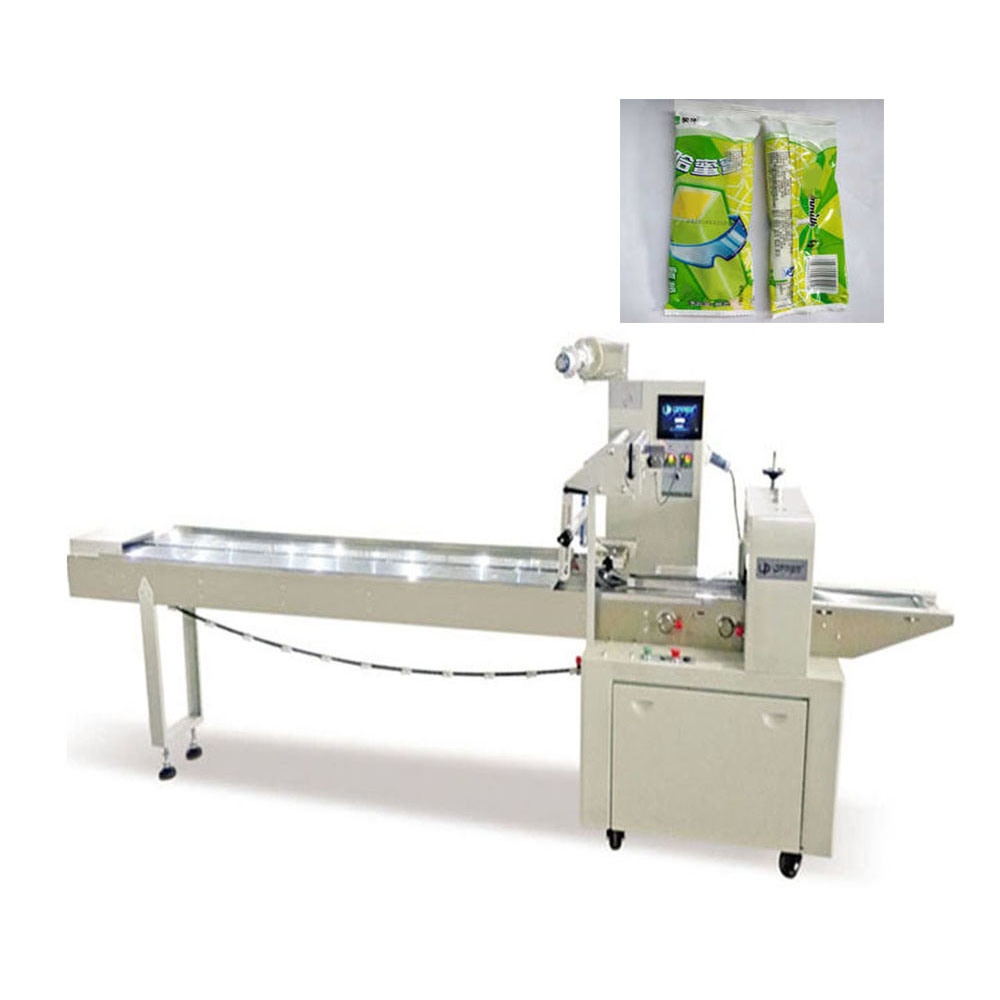 High Speed Ice Pop Food Flow Packaging Machine