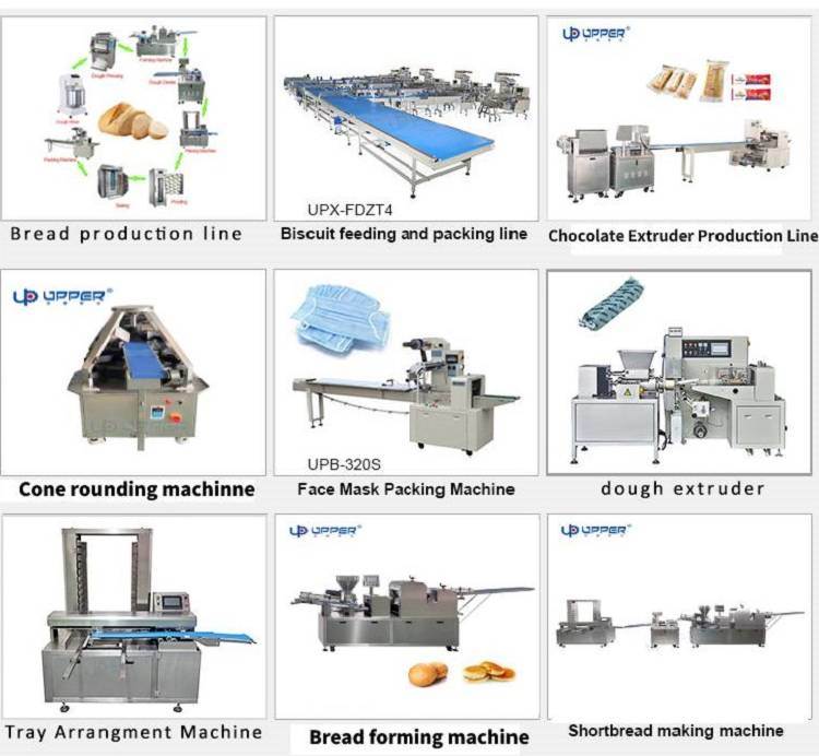 Foshan Upper Automatic Bread Bun Production Making Machine Line