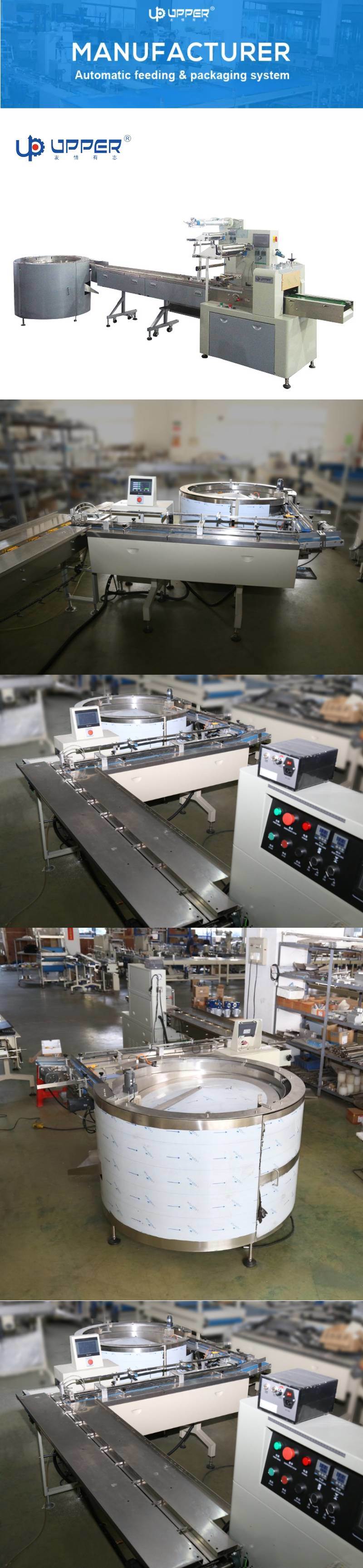 Full Automatic Sorting and Packaging Machine Egg Roll Bread Turntable ...